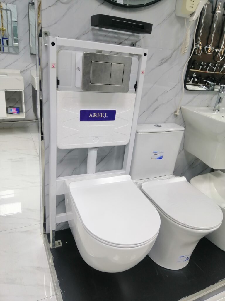 AREEJ Wall Hung water closet (WC) with Conceiled flush tank ...