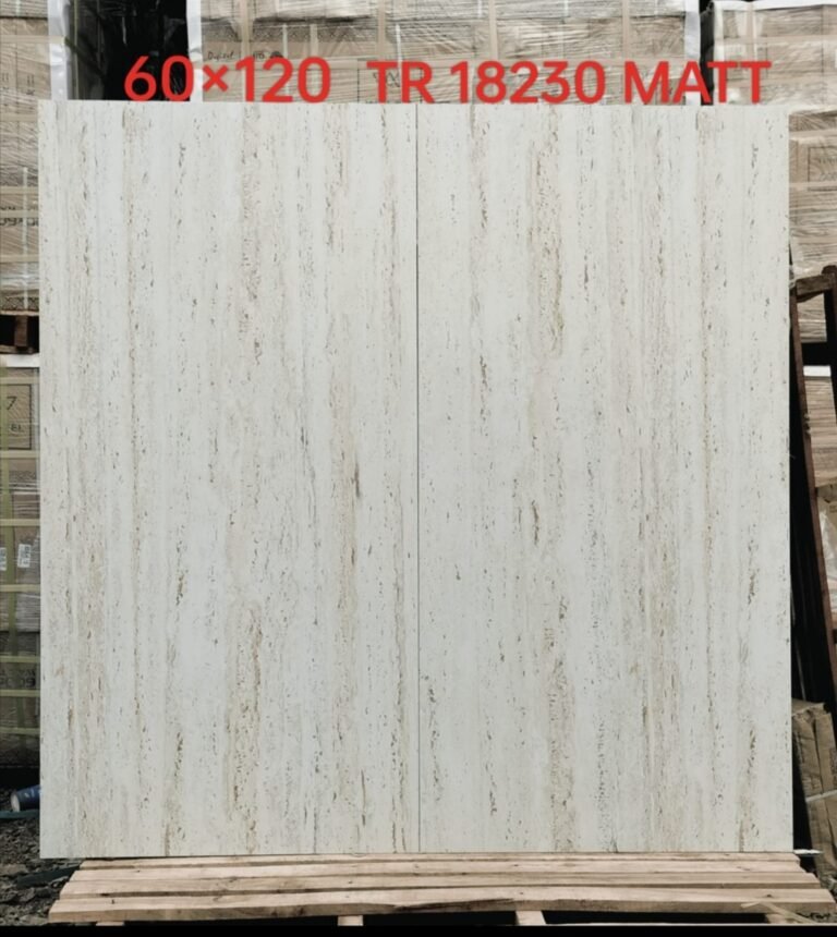 Porcelain Floor/Wall tile - Traventine TR18230SI-60x120 cm Matt ...