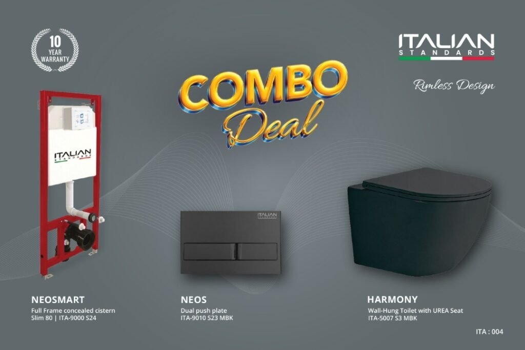 Discover Our Combo Offer: Italian Standard Wall-Hung WC Full System ...